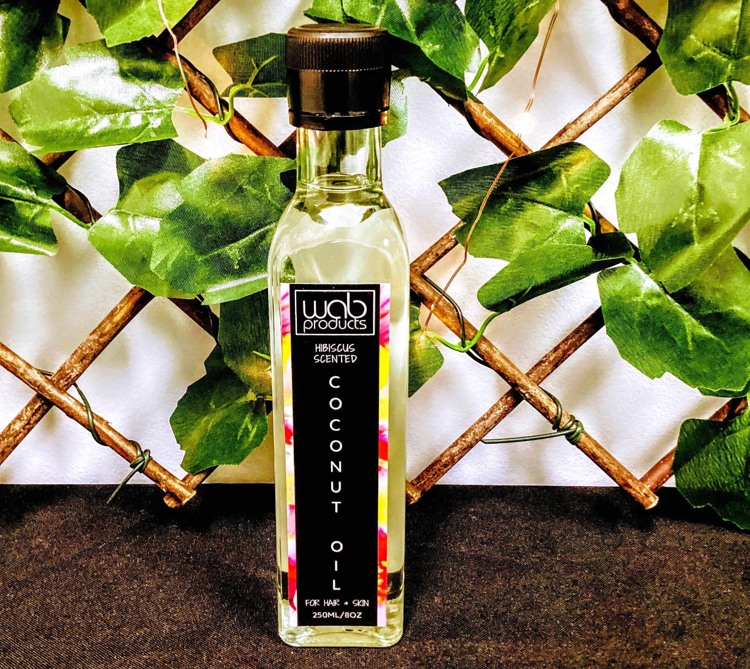 Hibiscus scented coconut oil | WAB Products